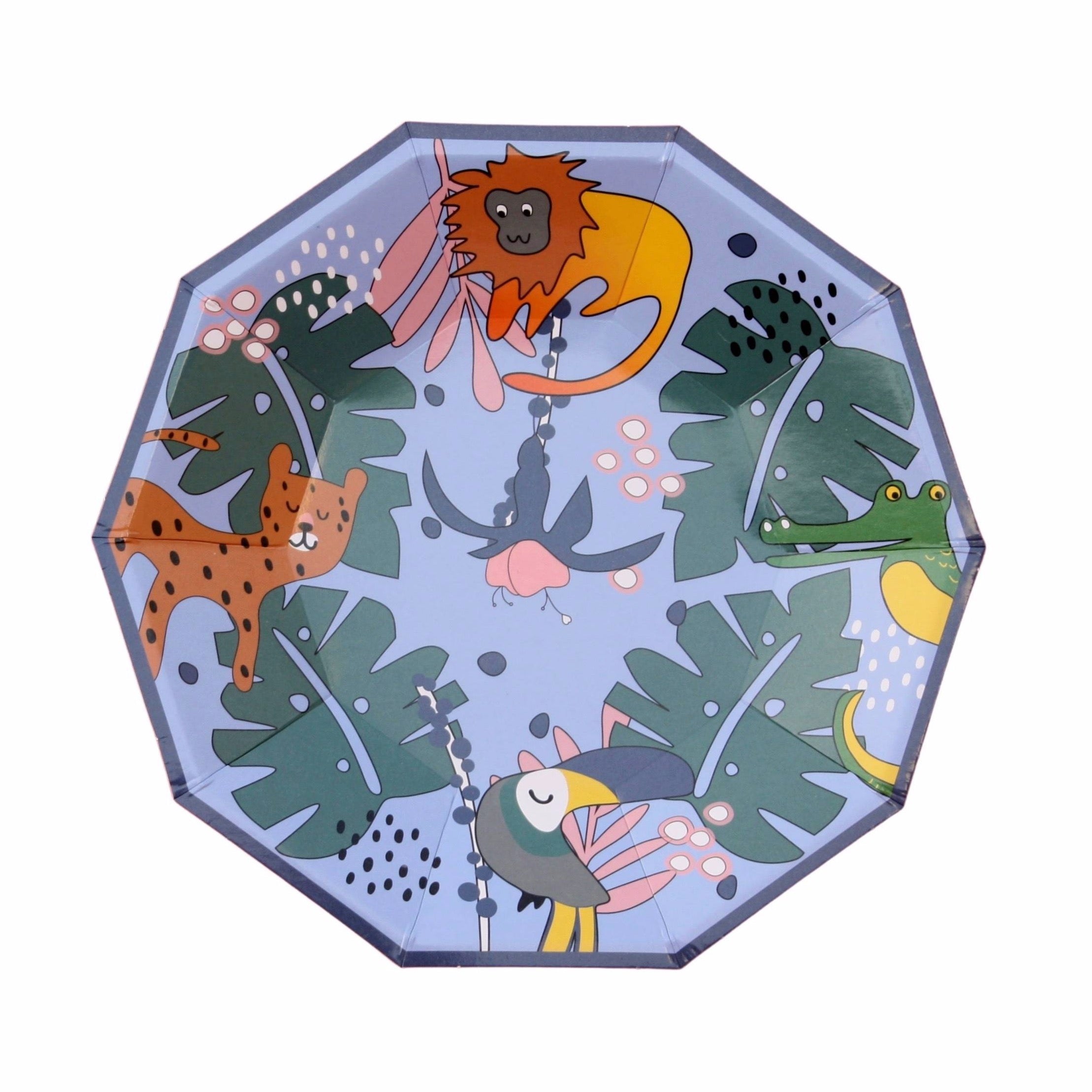 Tropical Forest Animals Plates